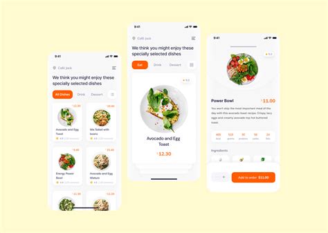 food delivery app behance