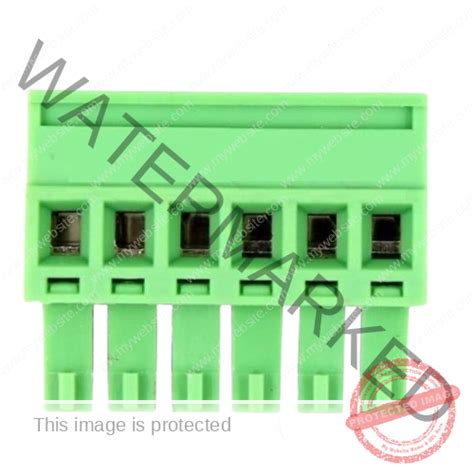 6pin 381mm Pitch Pluggable Female Terminal Block Connector Straight