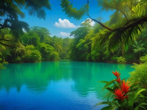 Amazonian Forest Amazonia Amazon Jungle Amazon Basin Amazon Woods Premium Ai Generated Image