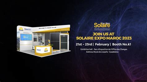 Solaire Expo Maroc 2023 – Resun Solar