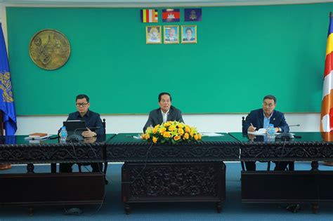 រដ្ឋបាលរាជធានីភ្នំពេញ រៀបចំកិច្ចប្រជុំសិក្សាអំពីប្រព័ន្ធរំដោះទឹកក្នុងរាជធានីភ្នំពេញ