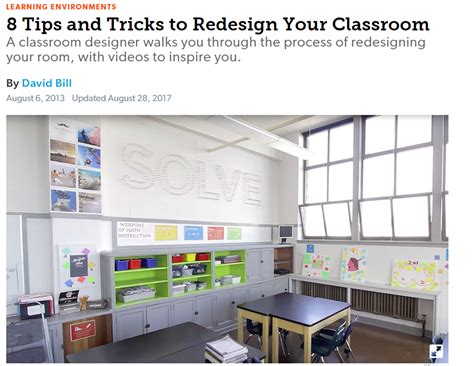 8 Tips And Tricks To Redesign Your Classroom Chicago Public Schools