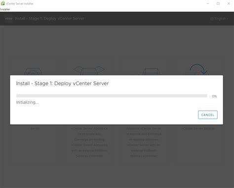 Installing Vmware Vcenter Server Appliance Vcsa 8 0 Vmc