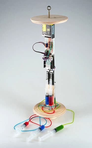 Colour Injector Lamp By Taras Sgibnev Syringes Inject Ink For “analog
