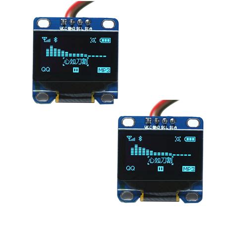 Buy DIYmall 0 96 Inch Blue OLED Module I2C IIC Serial 128x64 LCD LED