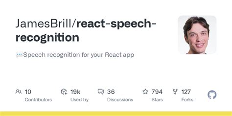 Github Jamesbrillreact Speech Recognition 💬speech Recognition For