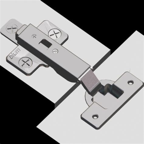 Scale Blum Hinge 3d Model