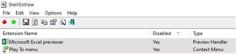 Disable Only Excel Previews In Windows 10 Folder Preview Pane Super User