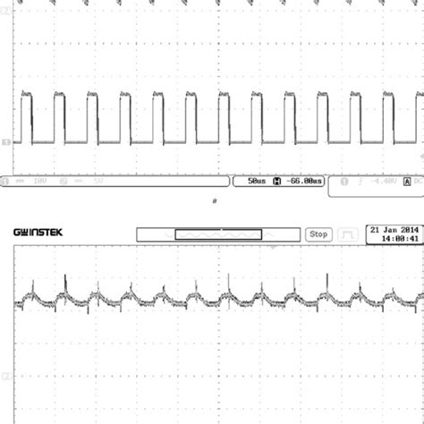 Time Domain Waveforms Of The Voltage V B2 And The Pwm Signal V D From Download Scientific