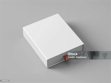 White 빈 닫힌 상자 포장 모형 은 회색 배경에 격리 디자인에 대한 템플릿 브랜딩 모형 3d 렌더링 모형에 대한 스톡 사진 및 기타 이미지 Istock