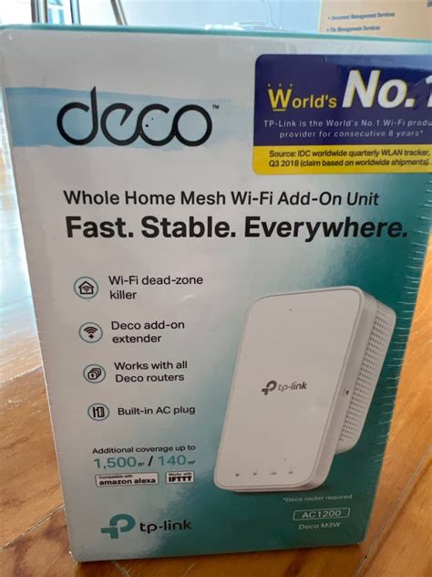 Tp Link Deco Mesh Wifi Add On Unit Computers And Tech Parts And Accessories Networking On Carousell