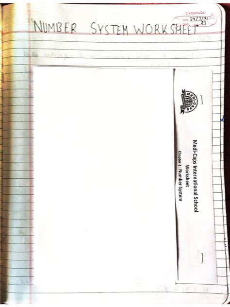 Number System Worksheet Pdf