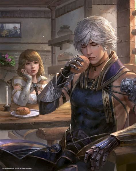 Ff Mobius Wol And Sarah Mobius Final Fantasy Final Fantasy Fantasy