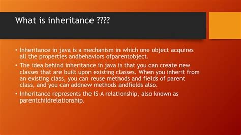 Inheritance Ppt