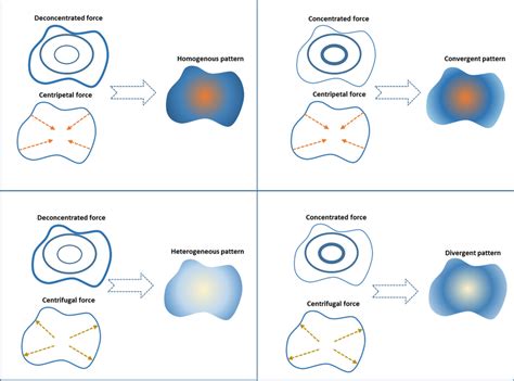 Four Macro Patterns Result From Centripetalcentrifugal And