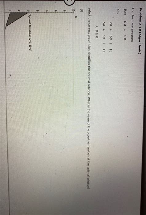 Solved Problem 2 10 Algorithmic For The Linear Program Max