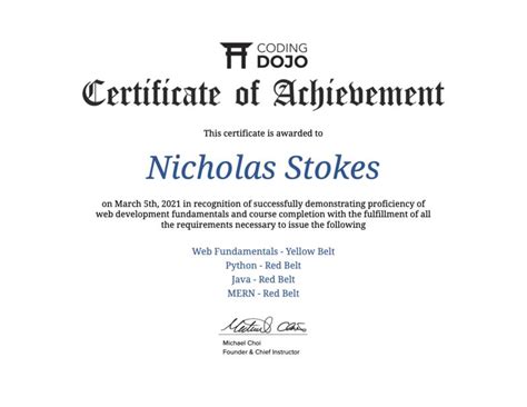 Nick Stokes On Linkedin Codingdojo Dojosuccess