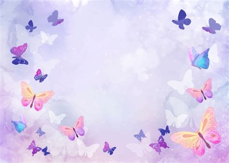 Vectores E Ilustraciones De Mariposa Lila Acuarela Para Descargar Gratis Freepik