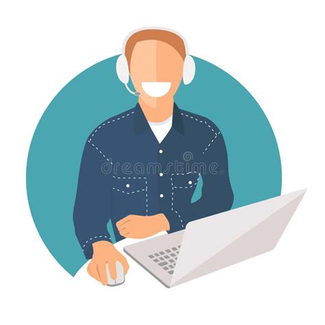 Hacker On Laptop Icon Cartoon Criminal Sign Vector Illustration Stock Vector Illustration Of