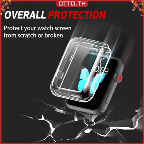 ออตโต้ 【คุณภาพสูง】ฝาครอบป้องกัน Tpu แบบใส เต็มจอ สําหรับ Watch Series 2 3 42 มม Shopee Thailand