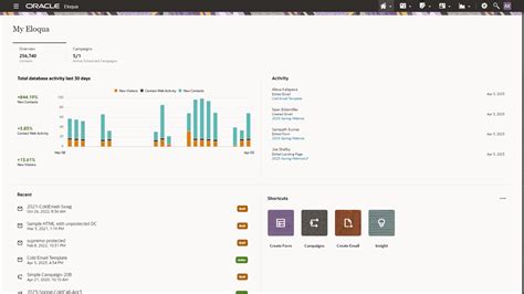 Oracle Eloqua Redwood Experience