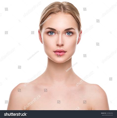 Front Facing Woman Face Photos Images And Pictures Shutterstock