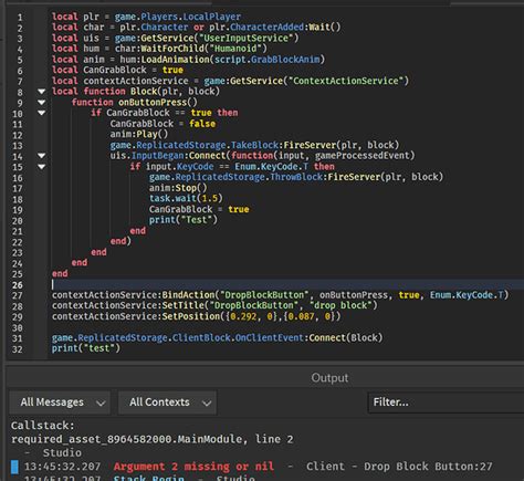 Contextactionservice Mobile Issue Scripting Support Developer Forum Roblox