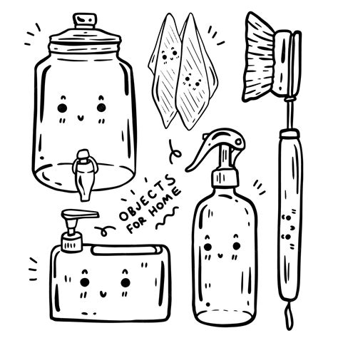 Premium Vector Hand Drawn Cute Objects And Text For Templates