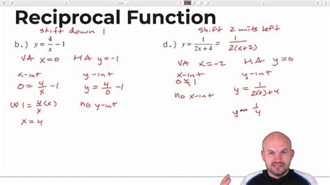 Graph Rational Functions Rational Functions Pre Calculus Youtube