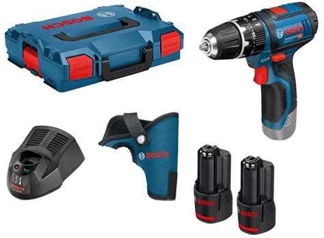 Bosch Gsb 12v 15 12v Li Ion Battery Impact Drillscrewdriver Set 2x 2