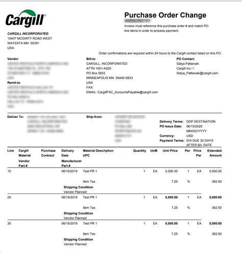 PO Change Supplier Central