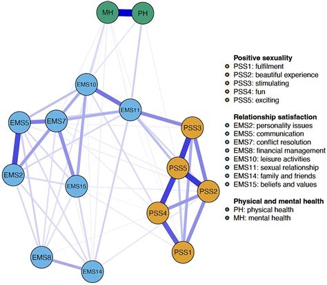 Frontiers Positive Sexuality Relationship Satisfaction And Health A Network Analysis