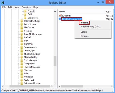 How To Disable Charms Bar On Windows Computer