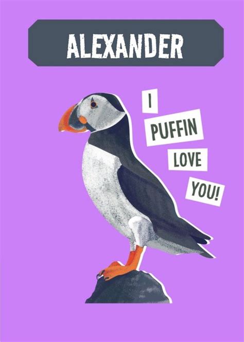 Photographic Puffins On A Rock Wexford Ireland Just A Note Card Moonpig
