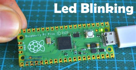 Raspberry Pi Pico Onboard Led Blinking Example Electronic Clinic