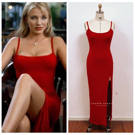 Cameron Diaz As Tina Carlyle Red Dress The Mask Ostume Lausencrafts
