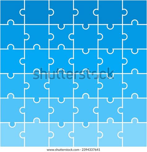 Blue Shade Jigsaw Pattern Jigsaw Line Stock Vector Royalty Free 2394337641 Shutterstock