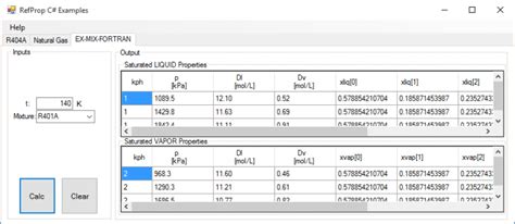 Refprop C Interface Irefprop64 Open Source Project Mill Creek