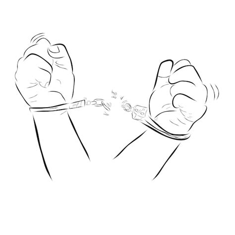 Handcuffs Broken Drawing At Sam Moonlight Blog