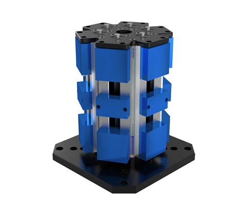 12 Station Production Vise Columns Jergens Workholding Jergens Inc