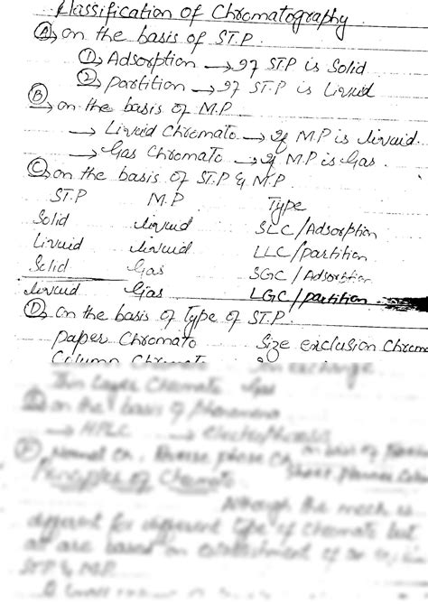 SOLUTION Lecture Classification Of Chromatography Studypool