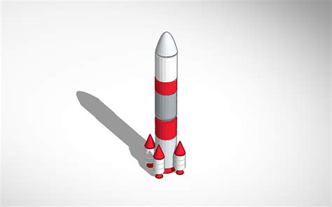 3d Design Rocket Project Thing Tinkercad
