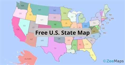 Us Map Color Coded By Region Us States Map Tpt