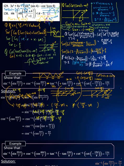 Itf L 06 Class Notes Graph Of Itf Pdf Trigonometric Functions Theoretical Computer
