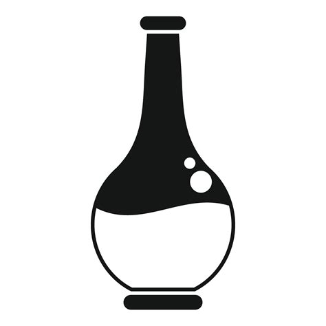 Chemical Flask Bubbling With Liquid Icon Simple Style 49780660 Vector Art At Vecteezy