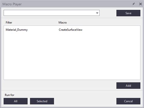 Macro Player Trimble User Assistance
