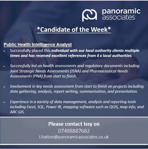 🎉candidate Of The Week🎉 We Are Representing A Public Health