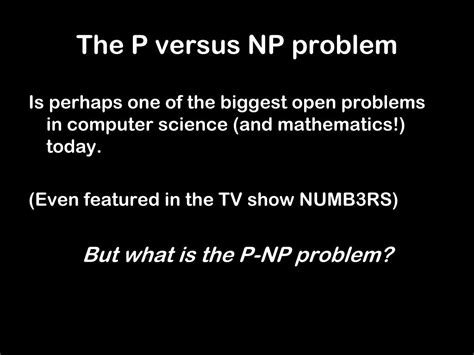 PPT Complexity Theory The P Vs NP Question PowerPoint Presentation Free Download ID