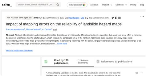 [citation report] impact of mapping errors on the reliability of