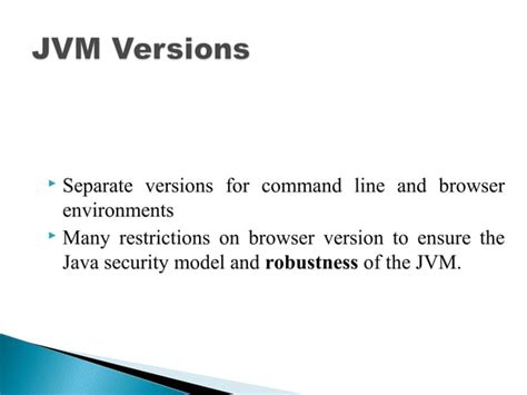 Java Virtual Machine Ppt Programming Languages Computing